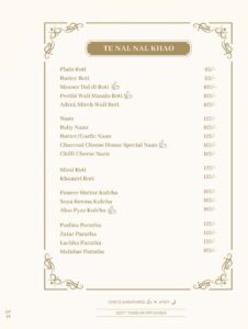 Menu – KARIGARI